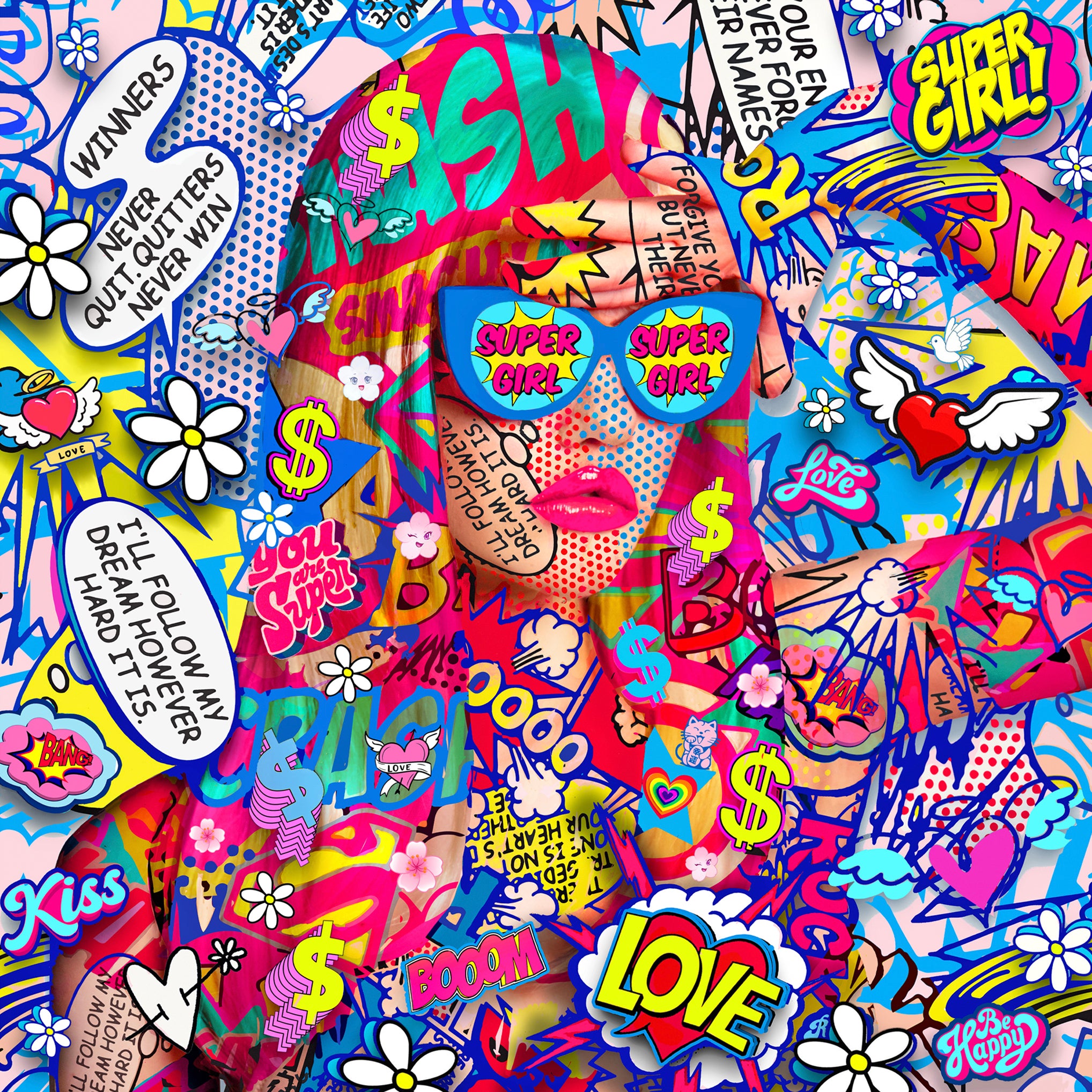 Shop now Art online! Pop Art/ "Supergirls" collection from famous ...